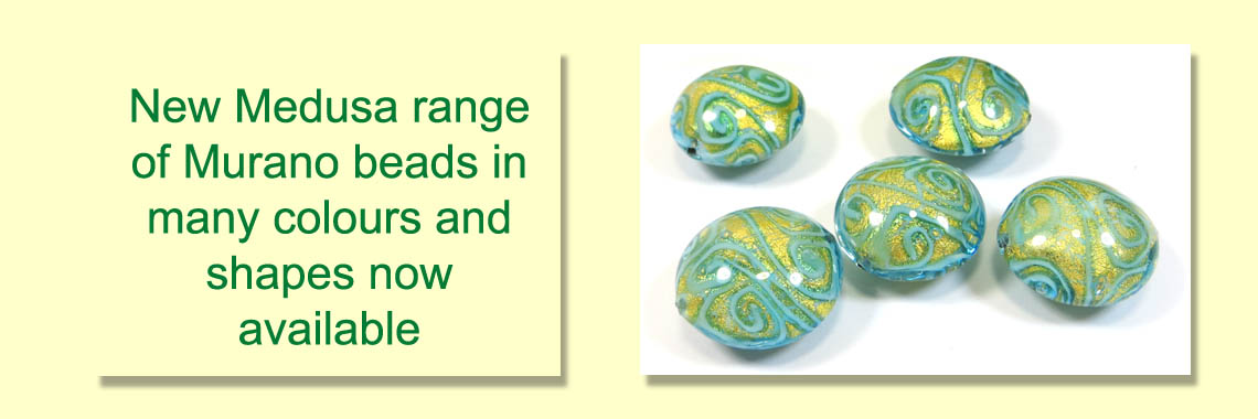 Quality Jewellery Supplies Murano Beads Findings Silver and Gold